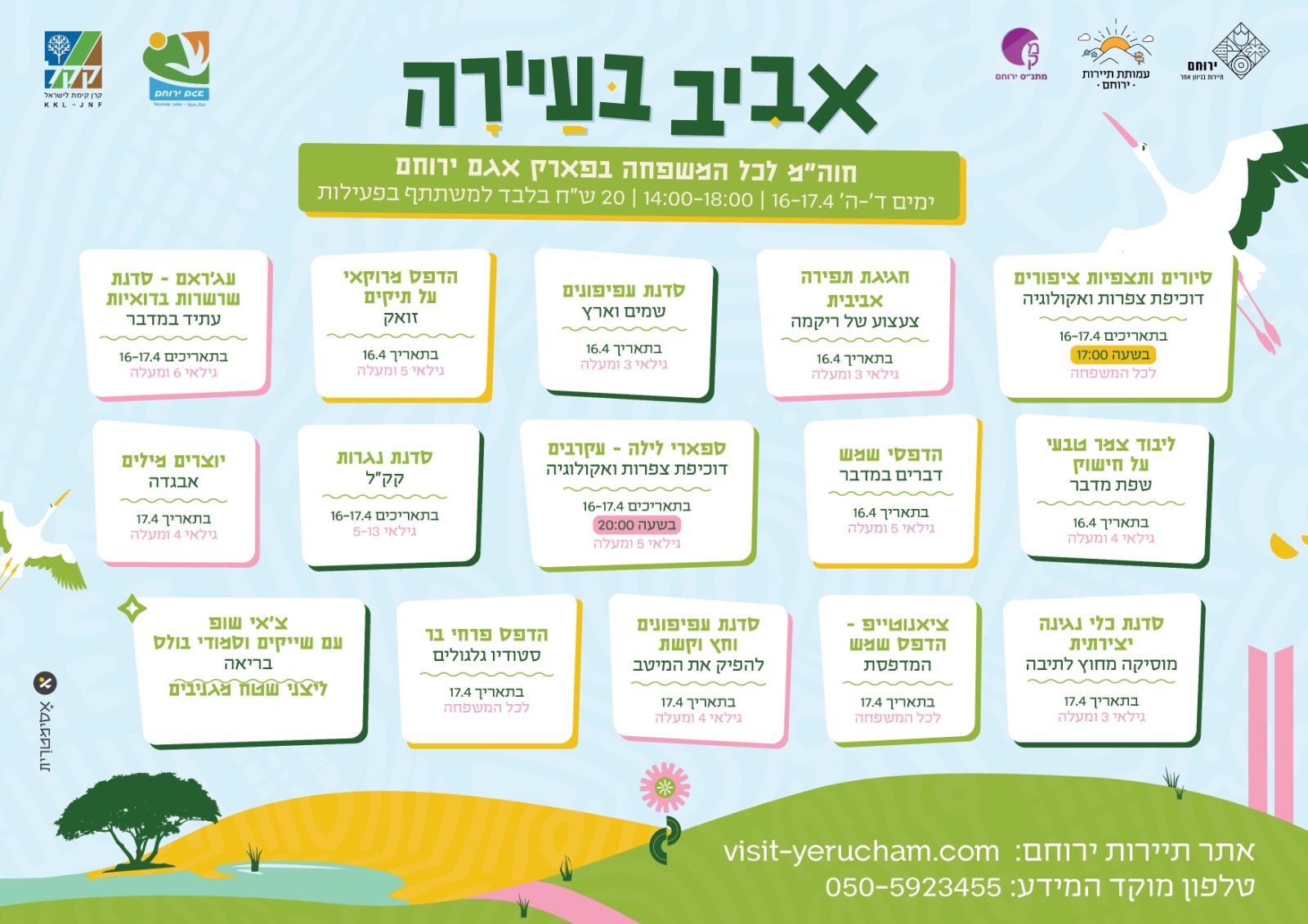 Passover at Yerucham Lake Park - Nefesh B'Nefesh